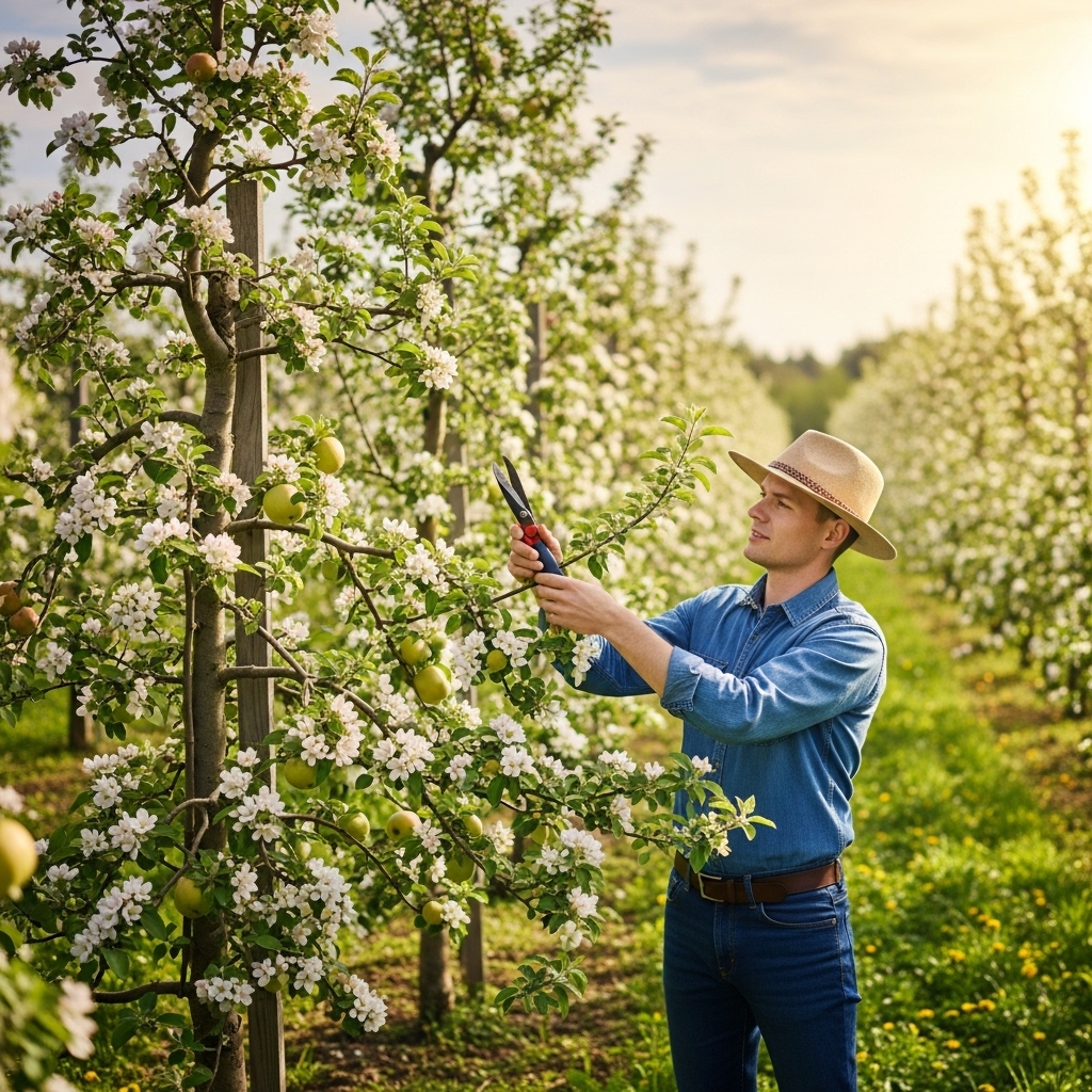 Apple Tree Pruning for Orchard Beginners