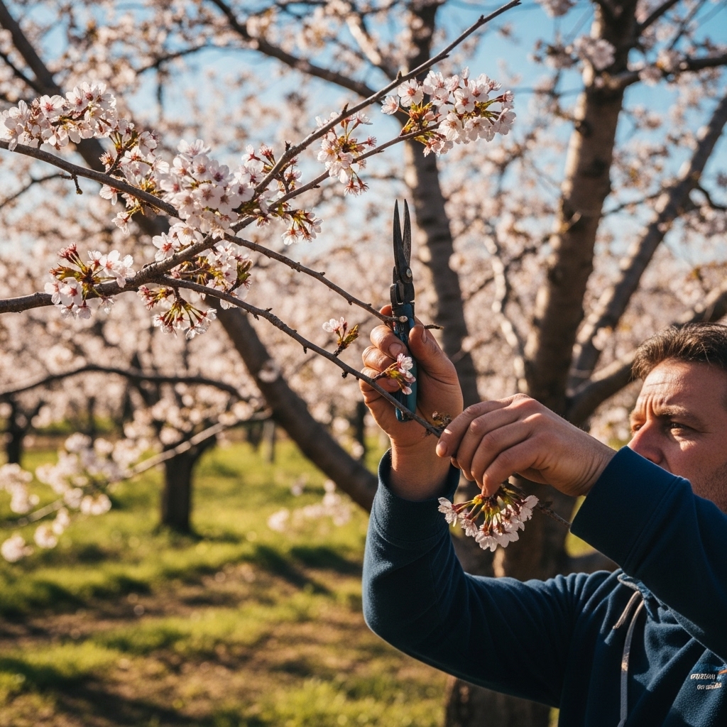 Pruning Cherry Trees to Prolong Blooming Seasons
