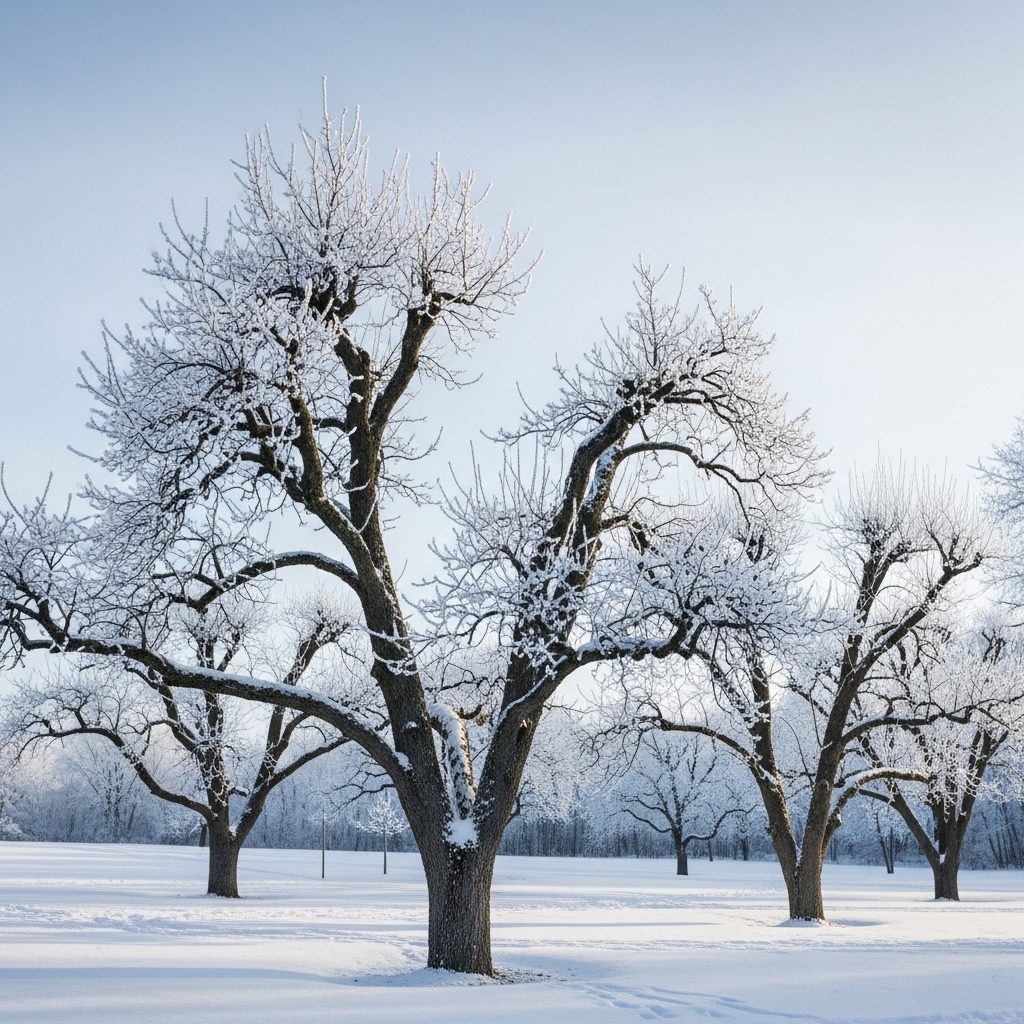 Snow Pear Tree Pruning for Unique Landscapes